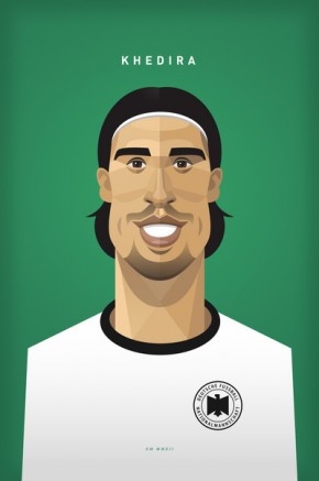 Football Illustrations of the German Euro Cup Team by Daniel Nyari (14 ...