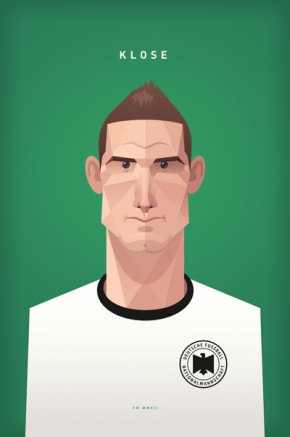 Football Illustrations of the German Euro Cup Team by Daniel Nyari (14 ...