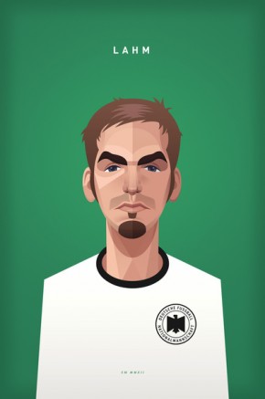 Football Illustrations of the German Euro Cup Team by Daniel Nyari (14 ...