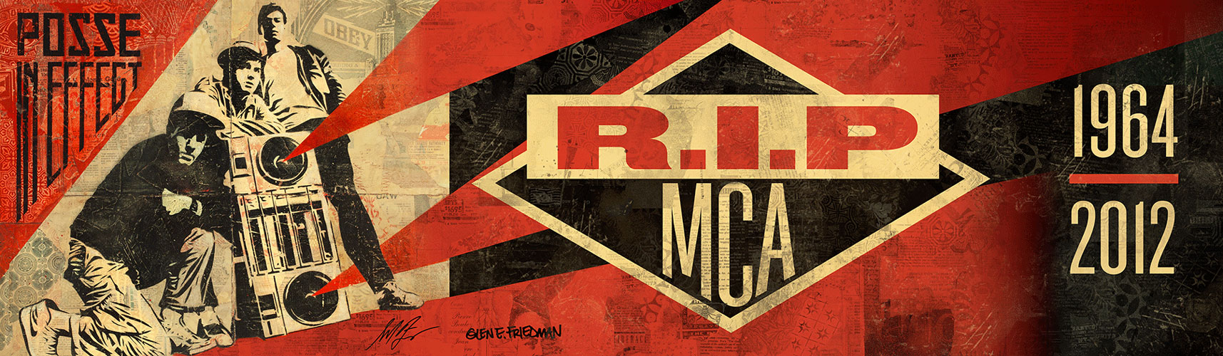 MCA Tribute Billboard bei Shepard Fairey / OBEY in Los Angeles (5 Pictures)