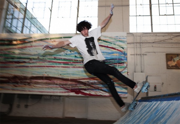 "Wall Ride" - Matt Reilly Creates Paintings By Performing Skateboard ...