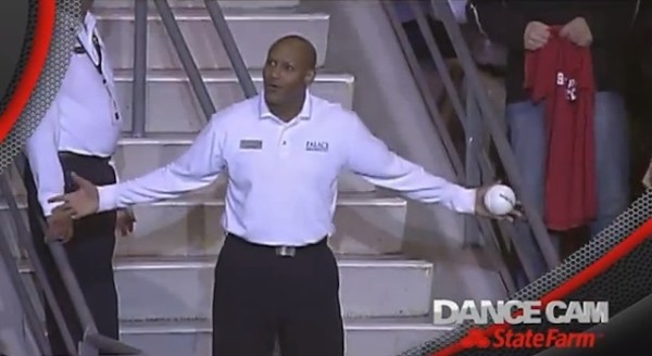 Dance Cam: Dance Off between Boy and Stadium Usher during NBA Game (Clip)