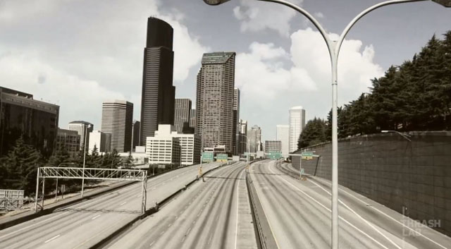Empty Seattle (Empty America Time Lapse-Series by Trashlab)