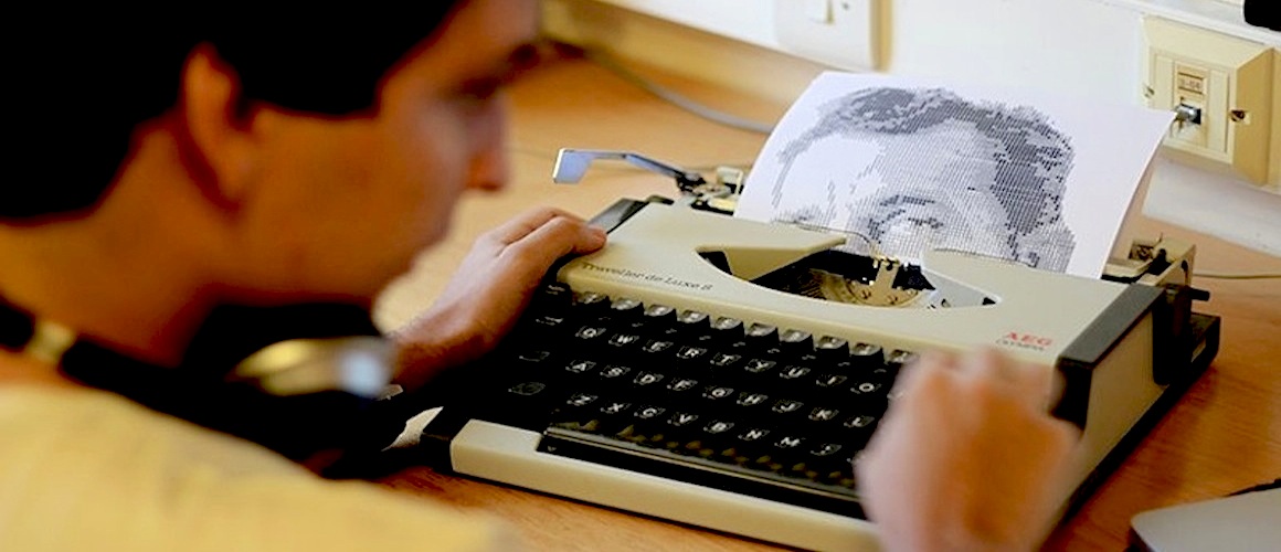 "Typewritten Portraits" - B&W Portraits Of Famous Literary Authors ...