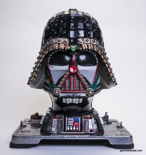 Upcycled STAR WARS Busts Made Of Tech Junk by Gabriel Dishaw (12 Pictures)