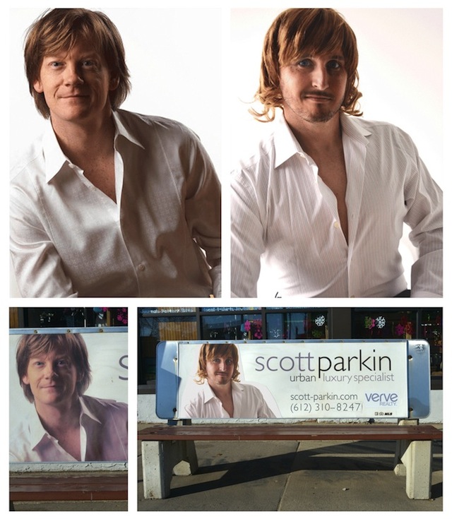"Faces Of Real Estate" - Phil Jones Replaces Bench Ads with Self ...