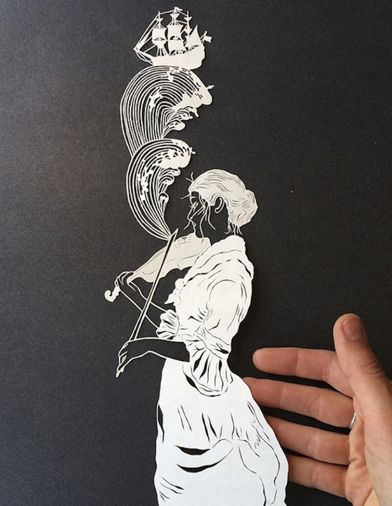 Delicate Hand-Cut Paper Art By Maude White (12 Pictures)