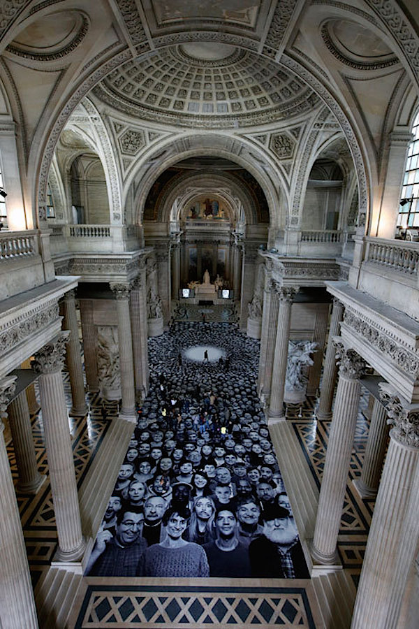 JR Installs New InsideOut Project "Au Panthéon" in Paris (8 Pictures)