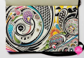 Moleskine Art: 3D and Patterned Doodles by Lex Wilson (9 Pictures)