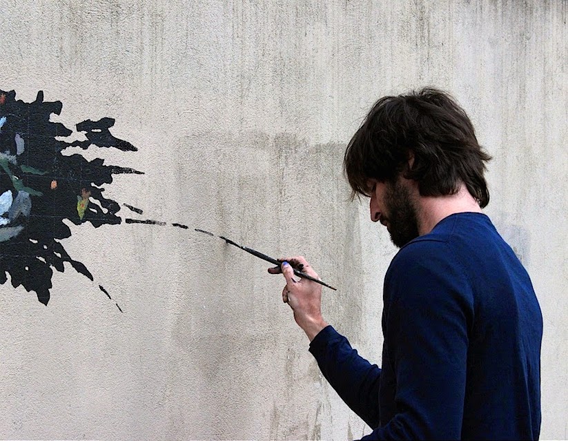 Streetart: New Street Pieces by Pejac in Paris // France (12 Pictures)