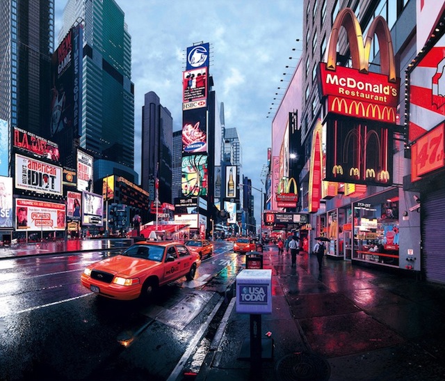 Photorealist Paintings of City Scenes by Bertrand Meniel (9 Pictures)