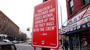 "RAP QUOTES” Signs on Original Locations in New York by Jay Shells (15 ...