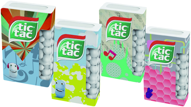 Tic Tac - "Design Your Pack" (4 Pictures + Clip)