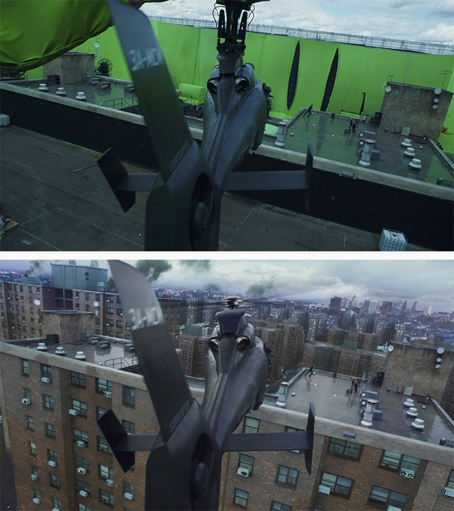 Visual Effects Before-And-After from your favorite Movies and TV Series ...