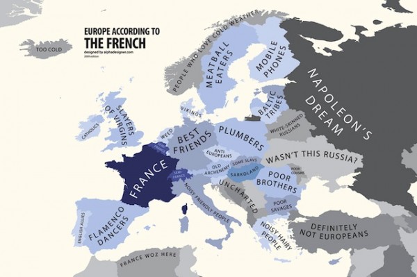 Mapping Stereotypes - The World According to ... (28 Infographics)