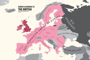 Mapping Stereotypes - The World According to ... (28 Infographics)