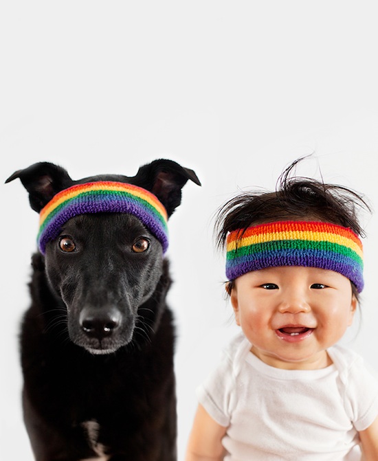 "Zoey and Jasper - A Rescue Dog and her little Boy" by Grace Chon (9 Pictures)